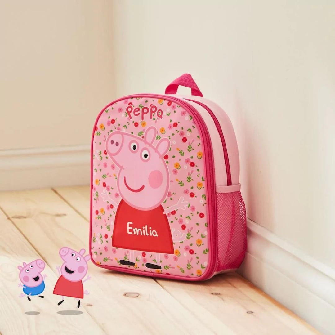 Personalized Peppa Pig Play Mat Backpack, Custom Toddler Backpacks ...