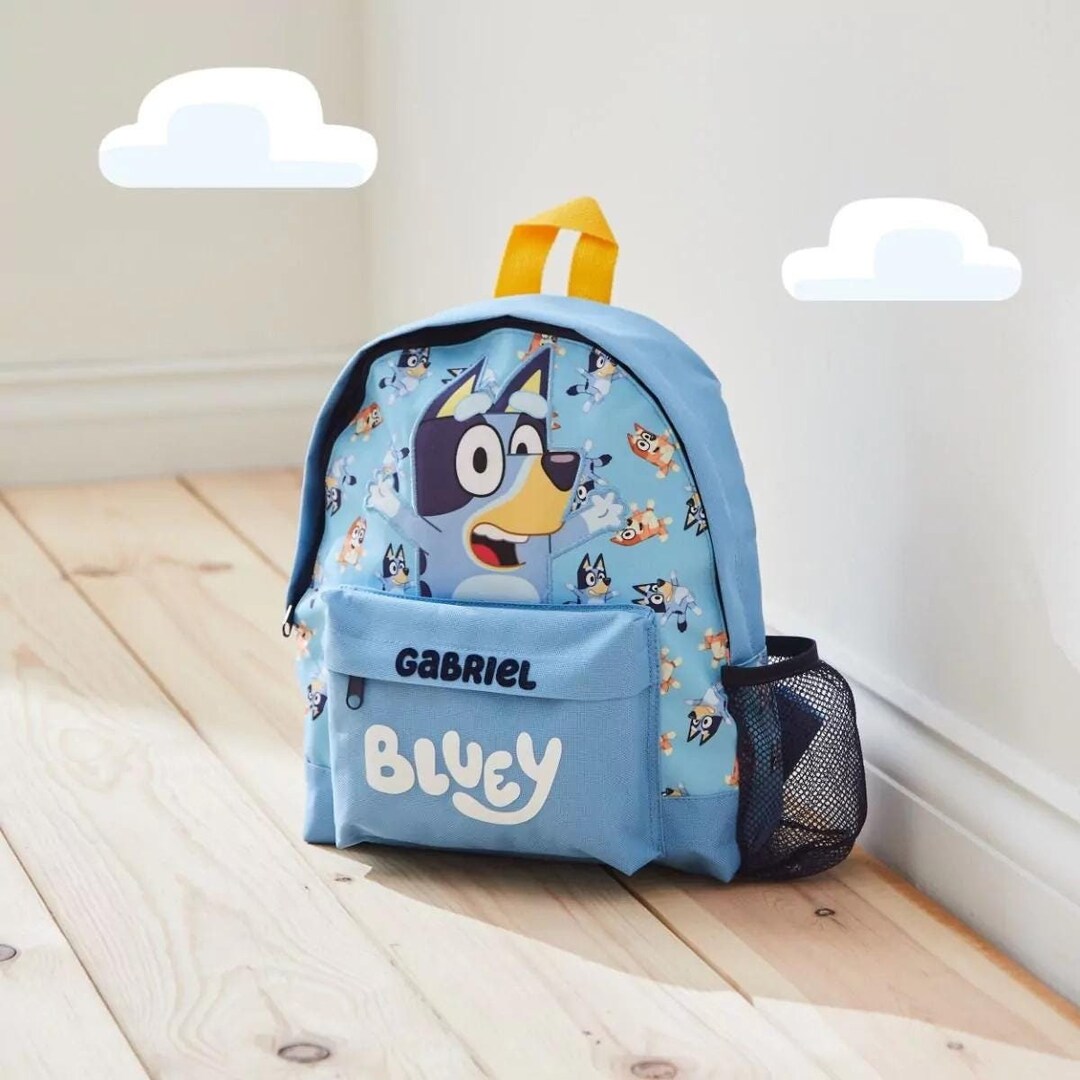 Personalized Bluey Backpack, Custom Toddler Backpacks, Birthday Gift ...