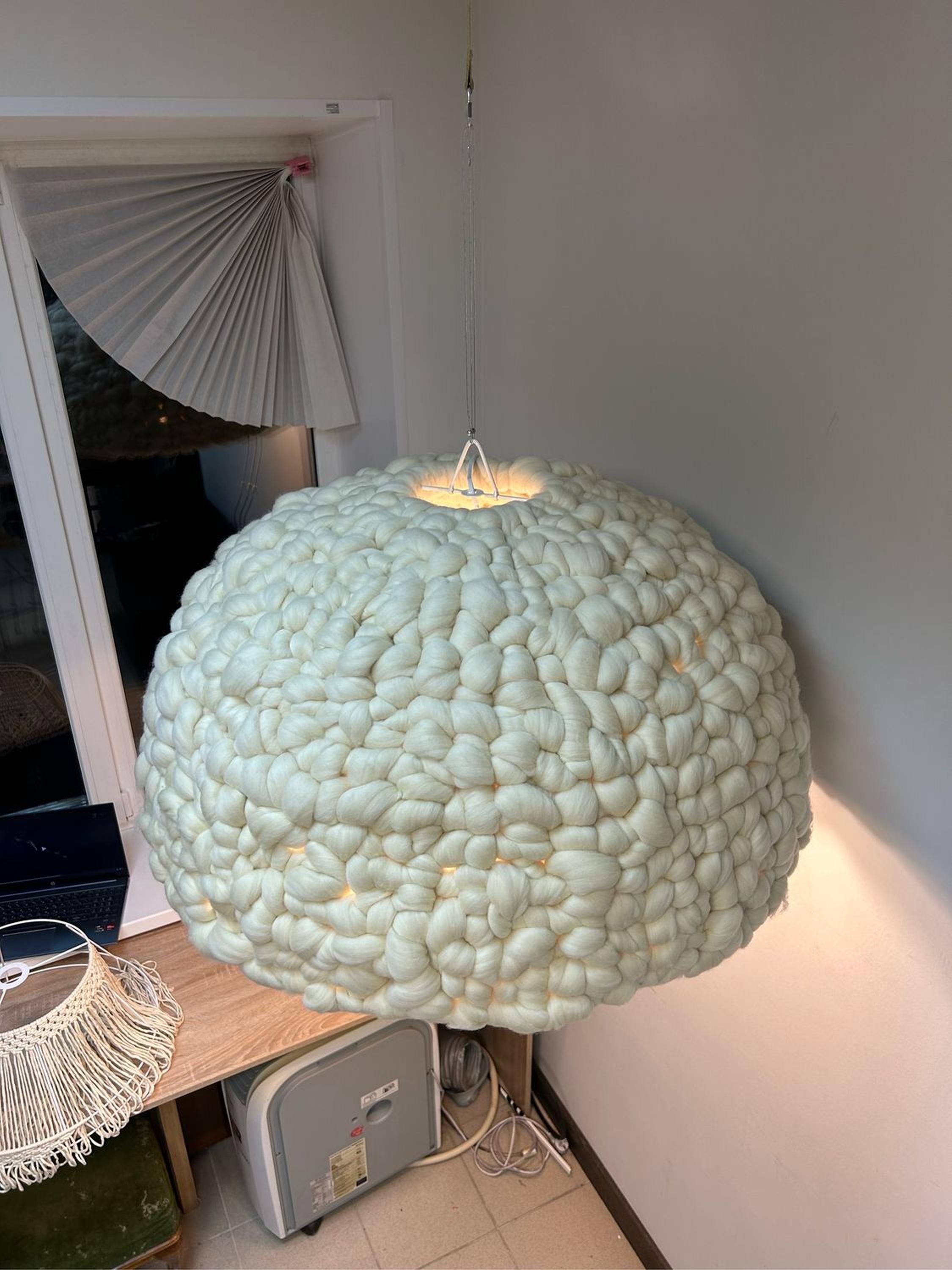 Woven Chandelier Made of Merino Wool - Etsy