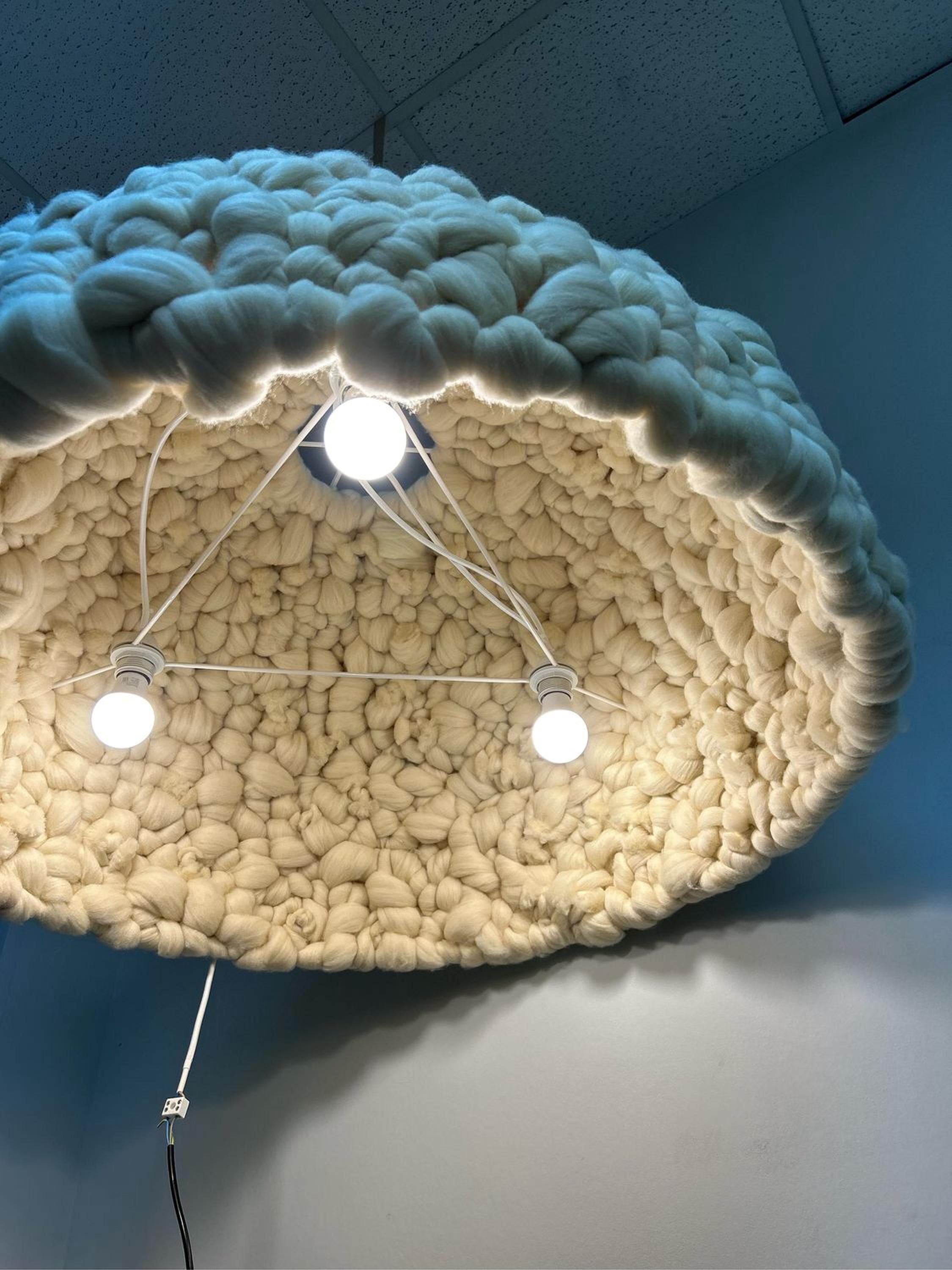 Woven Chandelier Made of Merino Wool - Etsy