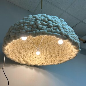 Woven Chandelier Made of Merino Wool - Etsy