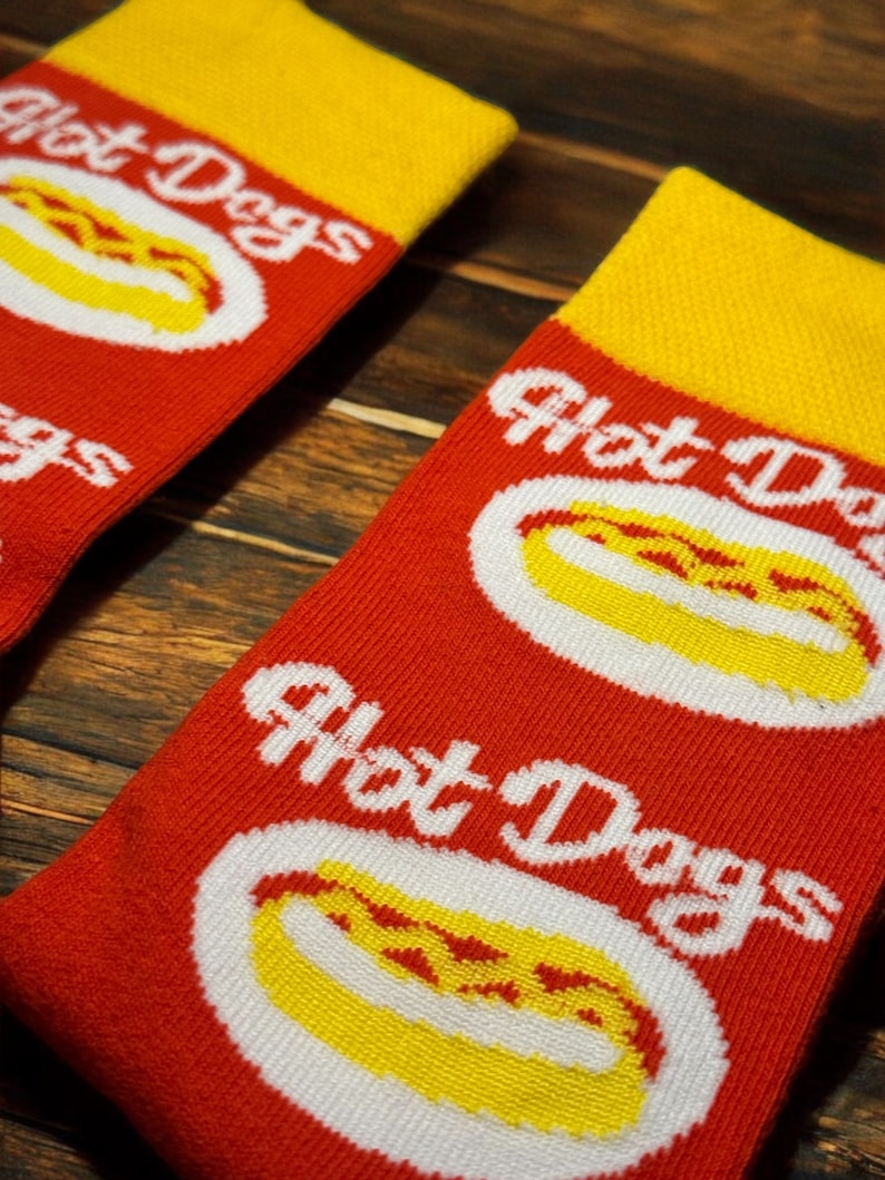 Fast Food Socks Set - Pizza Sock - Colorful Funny Socks - French Fries ...