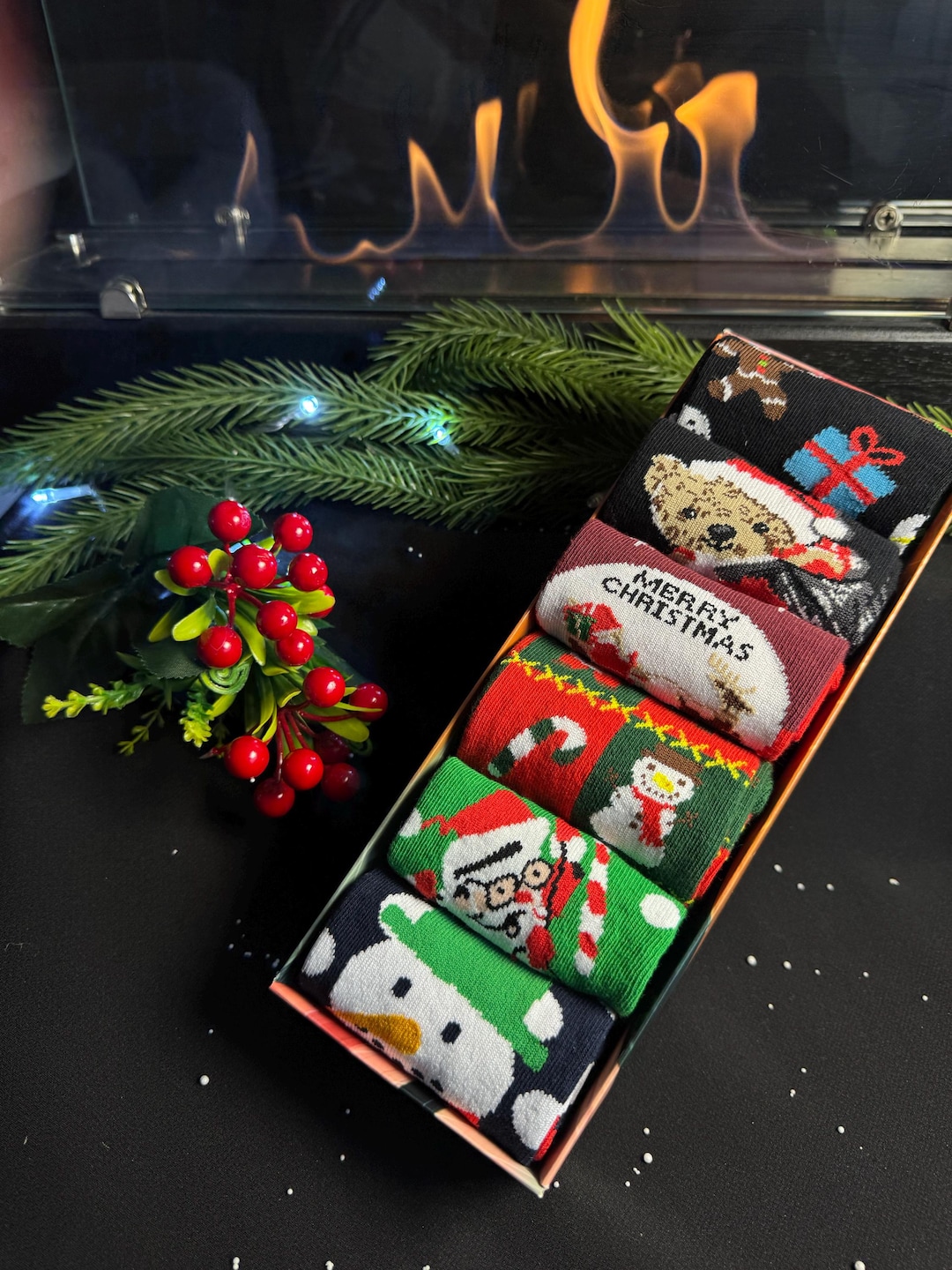 Holiday Socks Pack in Christmas Gift Box Christmas - Secret Santa Gift ...