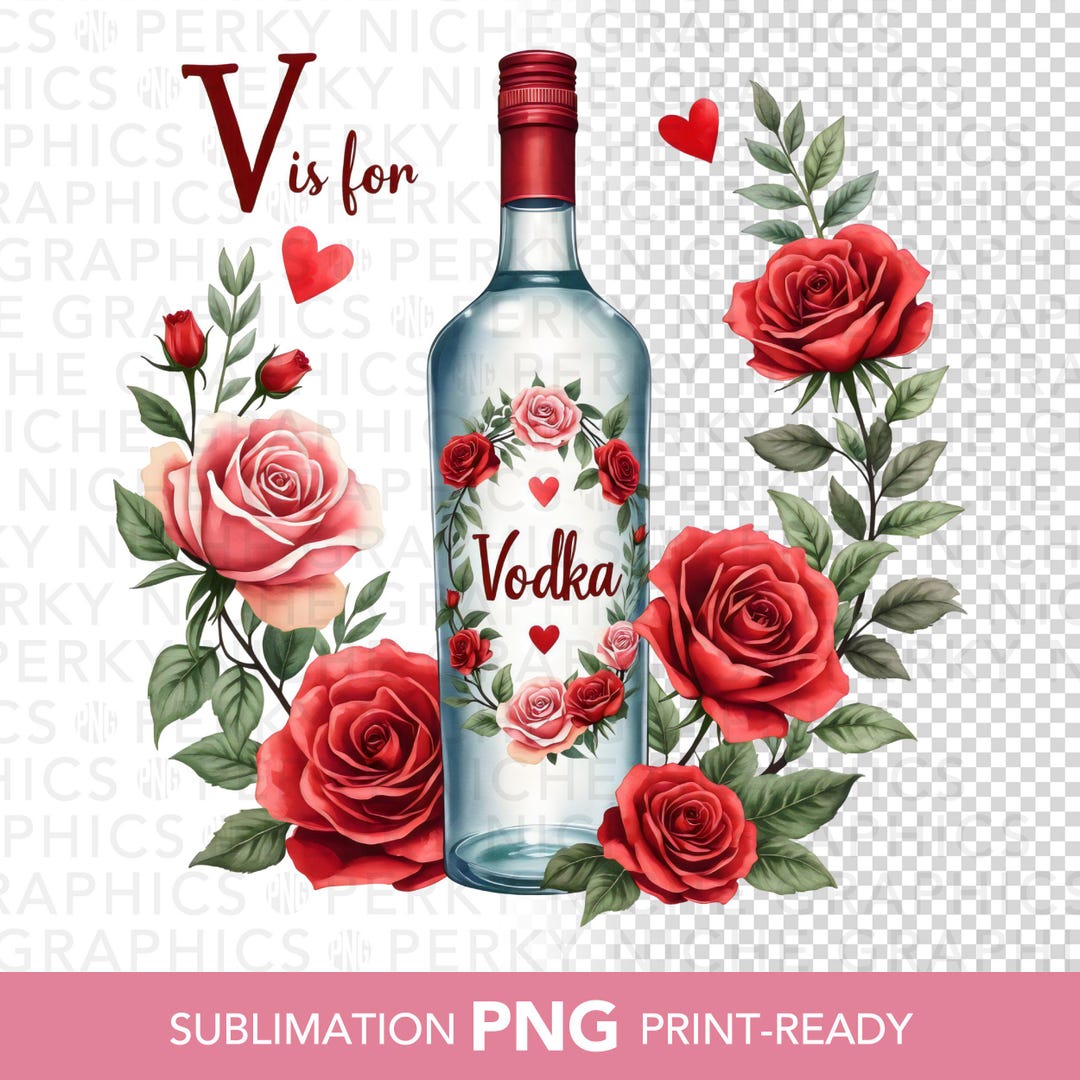 V is for Vodka Anti Valentine Png, Trendy Valentine Png, Funny Drinking ...