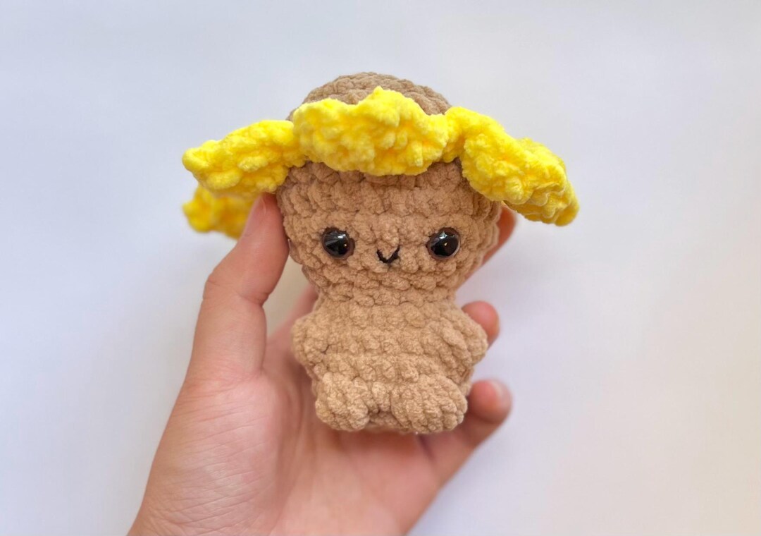 No-sew Sunflower Creature Crochet Pattern - Etsy