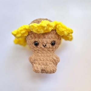 No-sew Sunflower Creature Crochet Pattern - Etsy