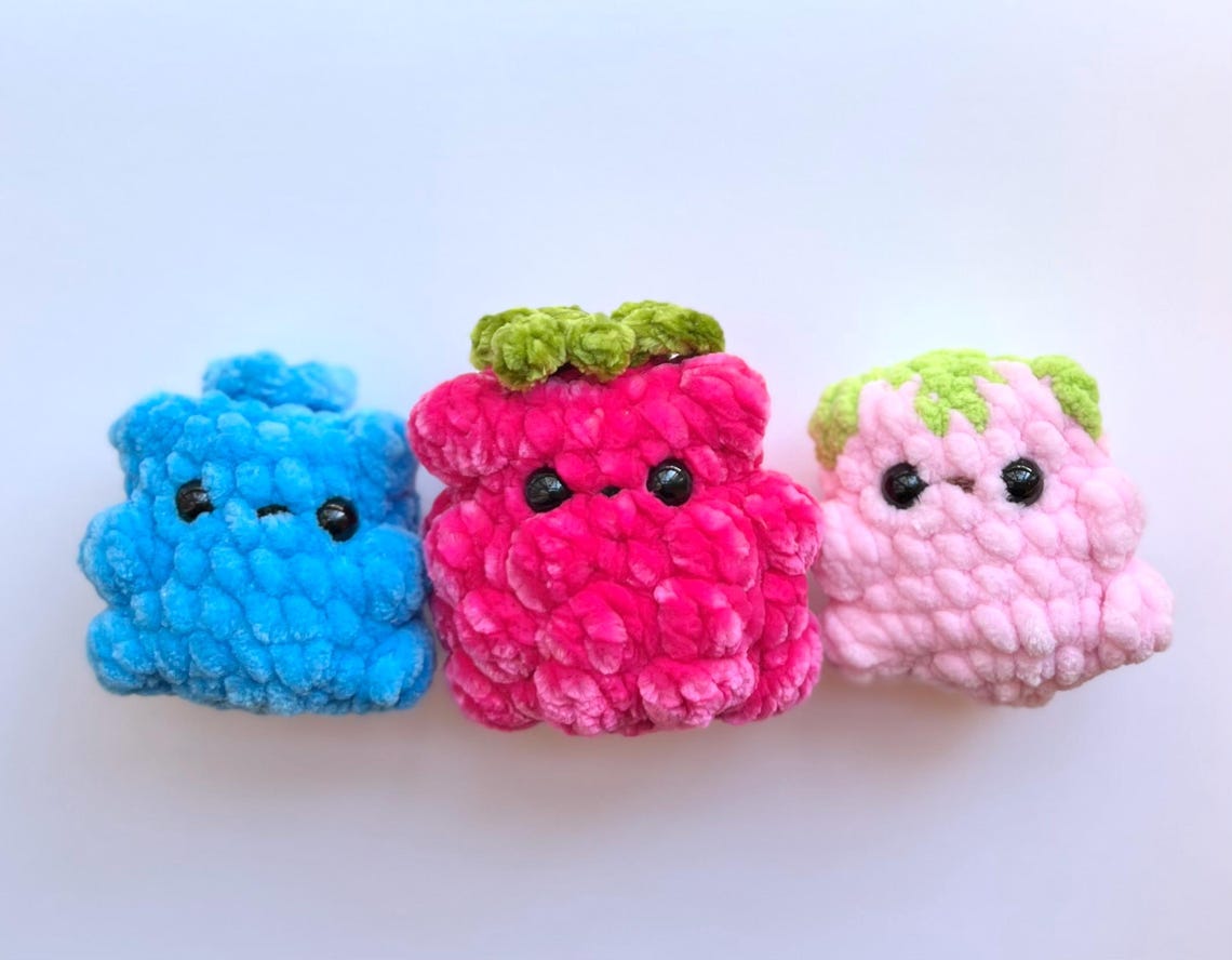 3-in-1 No-sew Beary Bunch Crochet Pattern - Etsy