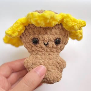 No-sew Sunflower Creature Crochet Pattern - Etsy