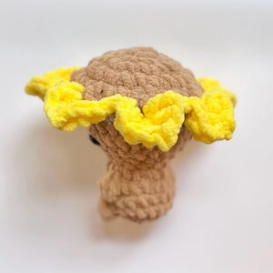 No-sew Sunflower Creature Crochet Pattern - Etsy