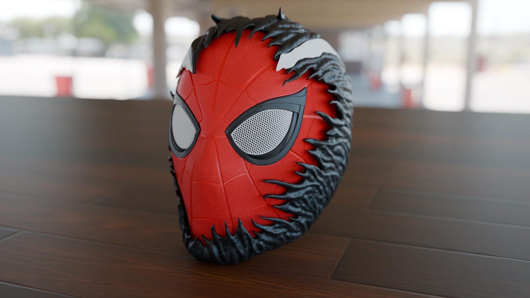 Venomized Spiderman Helmet - Etsy