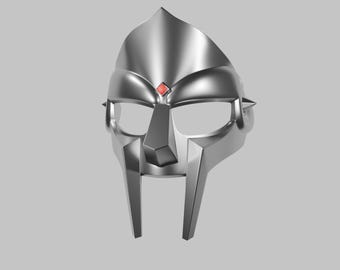 Template MF Doom Mask Papercraft Template, Instant Pdf Download, 3D Low ...