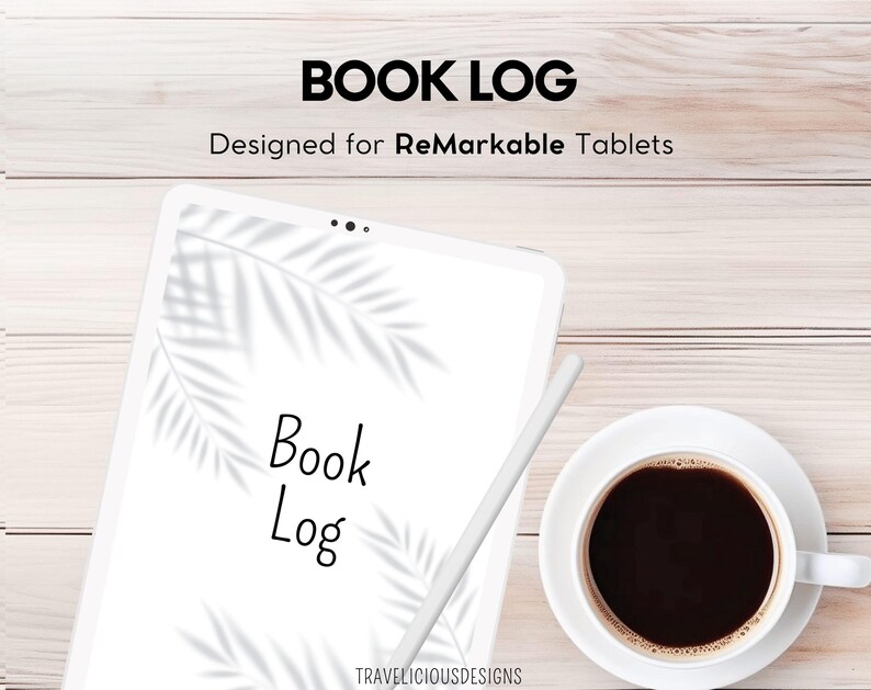 Remarkable Reading Log | Book Log | Remarkable Planner | Remarkable 2 ...