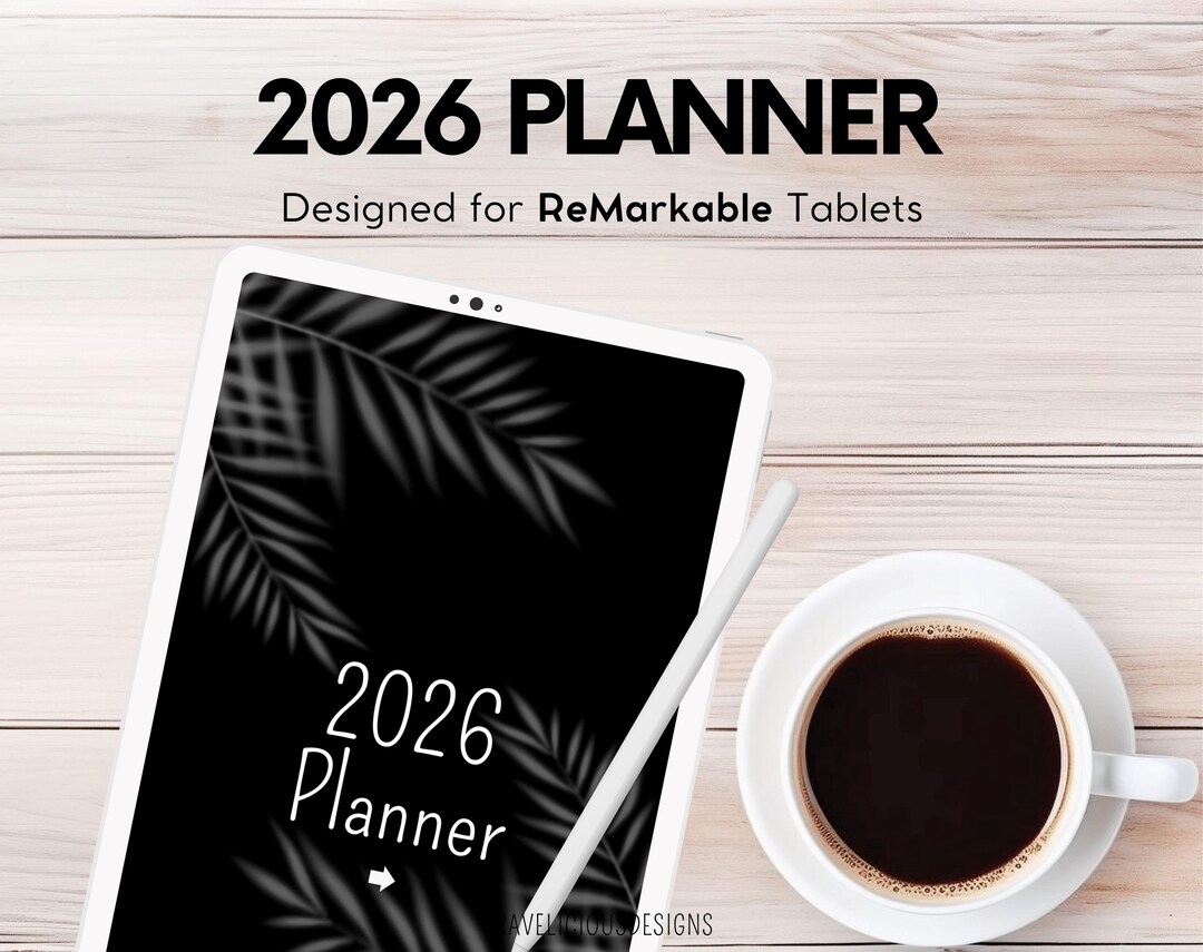 Remarkable Planner 2026 | Remarkable Template | Weekly Planner ...