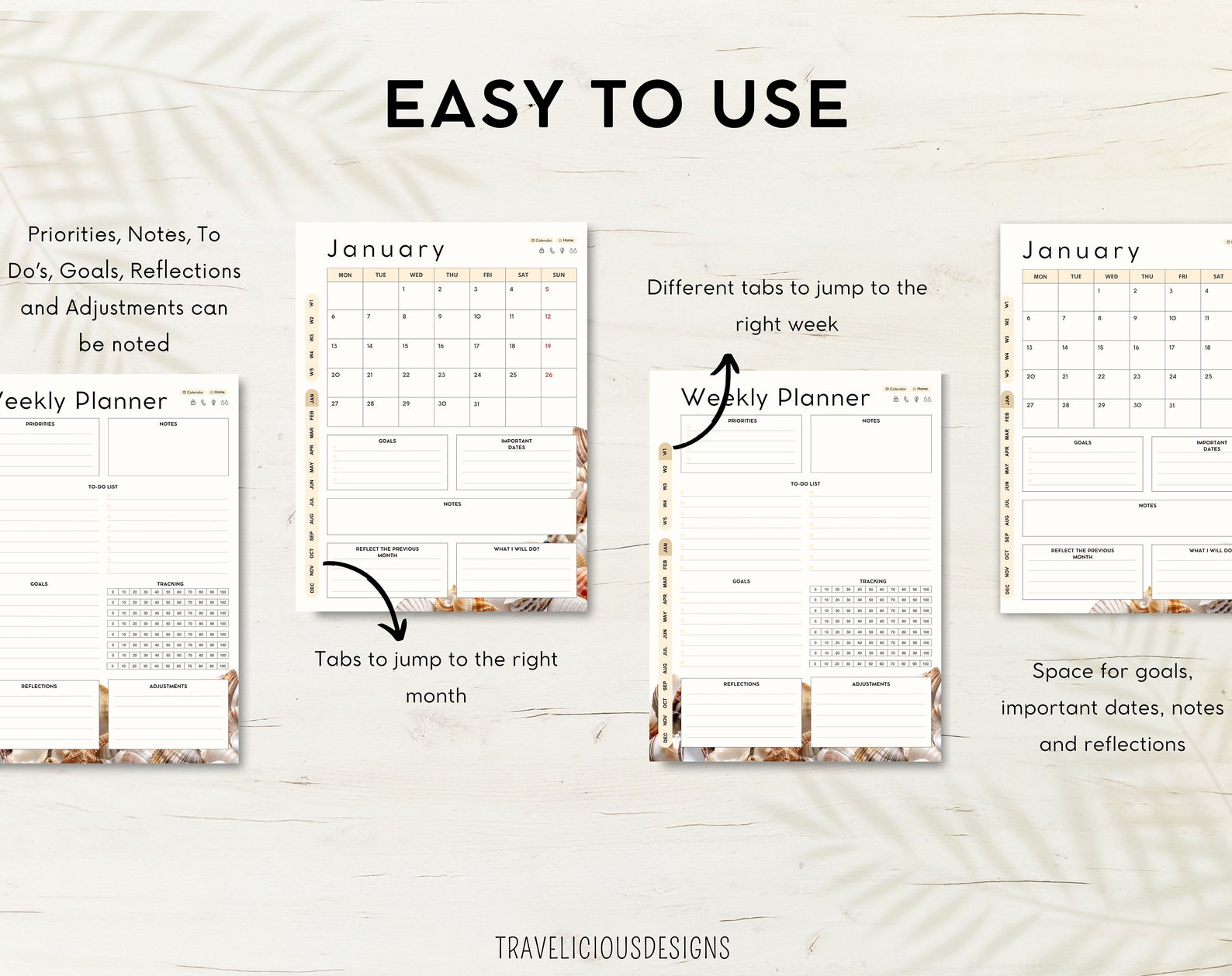 Remarkable 2 Planner 2025 | Remarkable Templates | Weekly Planner ...