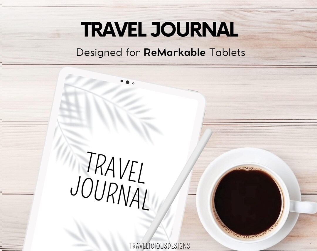 Remarkable Travel Journal | Template for Remarkable 2 & Remarkable ...