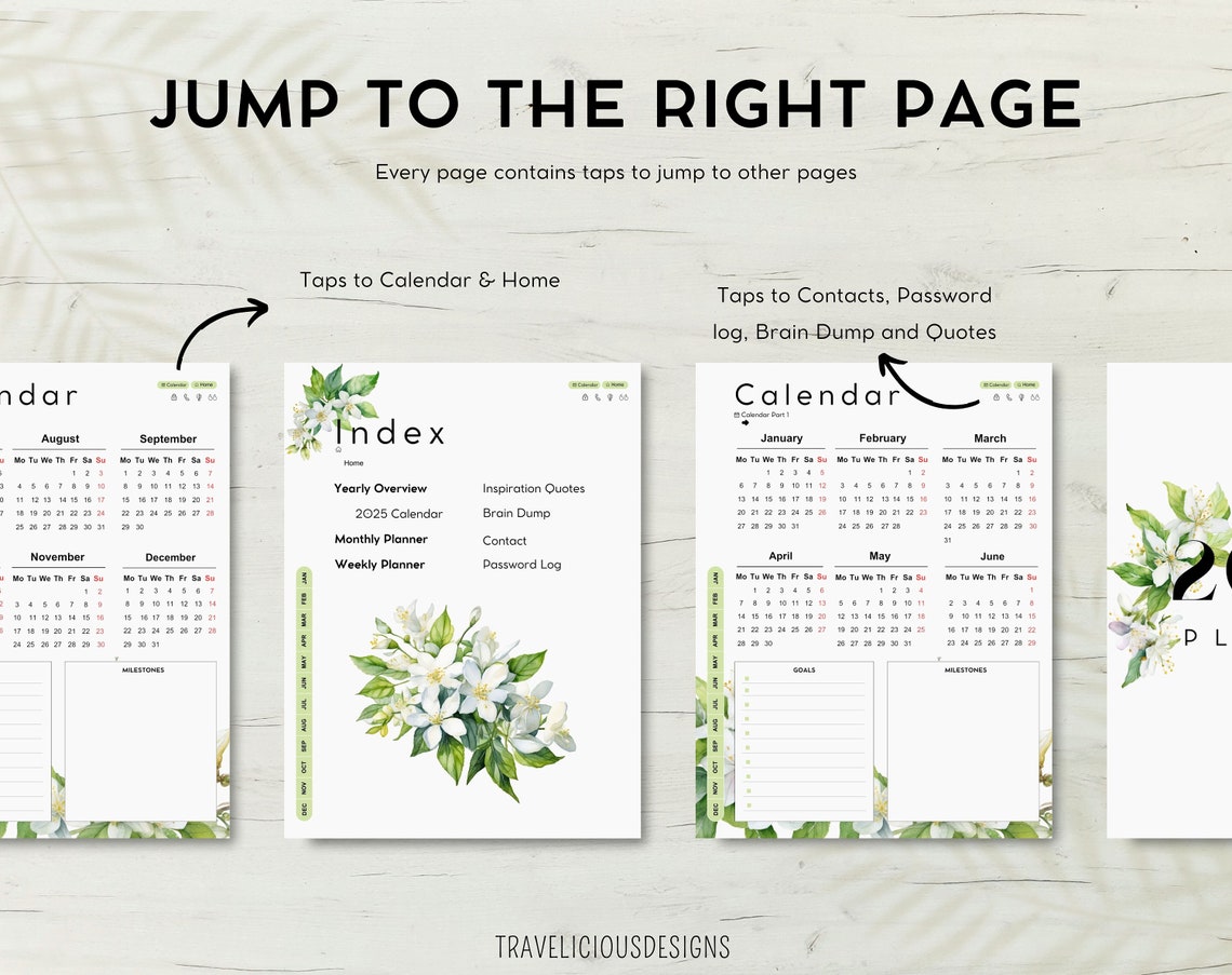 Remarkable 2 Planner 2025 | Remarkable Templates | Weekly Planner ...
