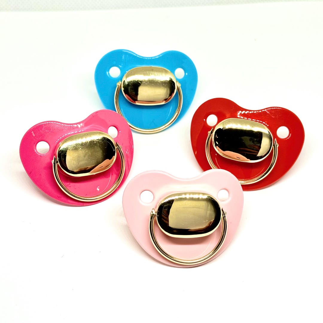 14K Gold Baby Pacifier Baby Shower Gift Gold Baby Gift, 14K Newborn ...