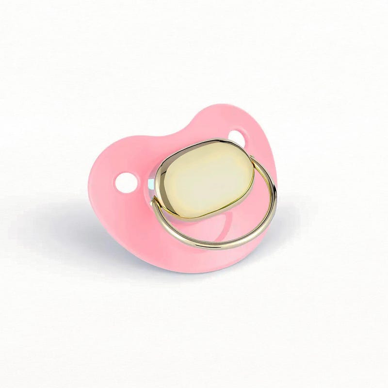 Pink Pacifier - Etsy