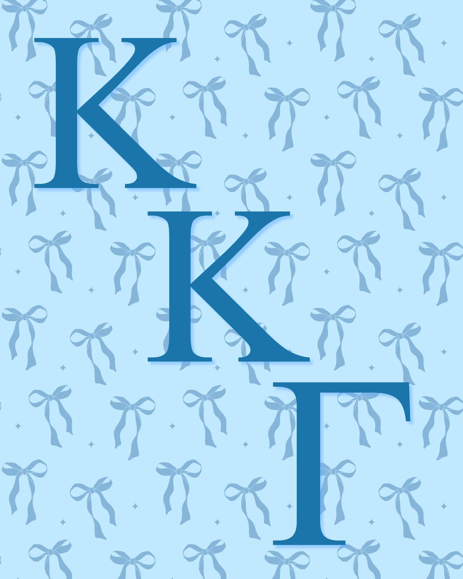 Kappa Kappa Gamma Digital Prints: Bow Theme - Etsy