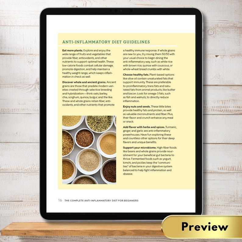 The Complete Anti Inflammatory Diet for Beginners A No Stress Meal Plan With Easy Recipes to ...