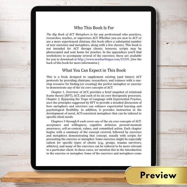 The Big Book of ACT Metaphors: Practitioners Guide to Experiential ...