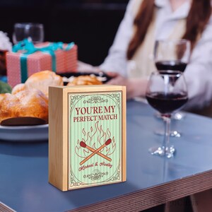 Personalized Couples Large Matchbox – Box With 30 Heartfelt Questions ...