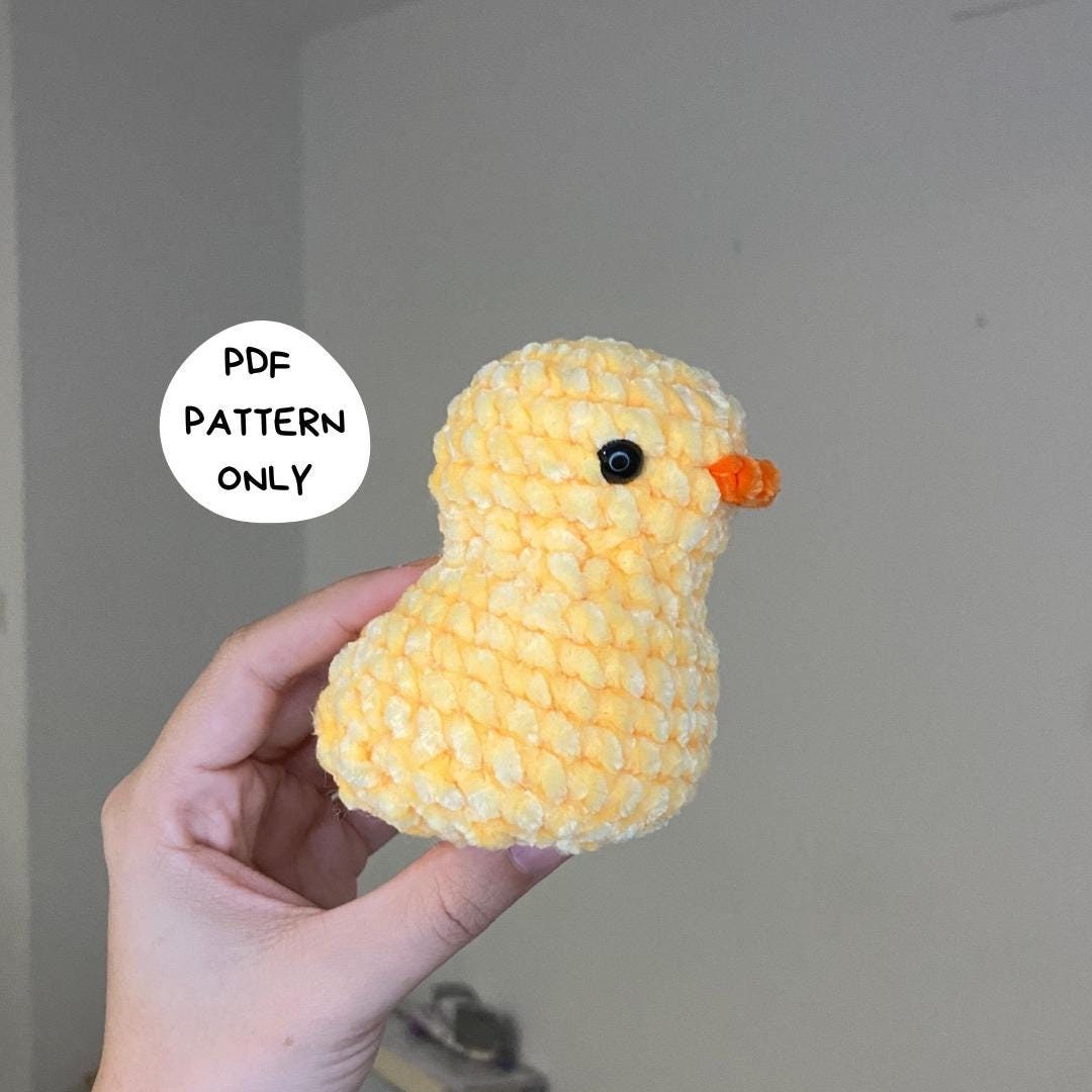 No Sew Duck Crochet Pattern PDF Download Amigurumi No Sew Duck, Bird, Duckie, Easy, Beginner ...