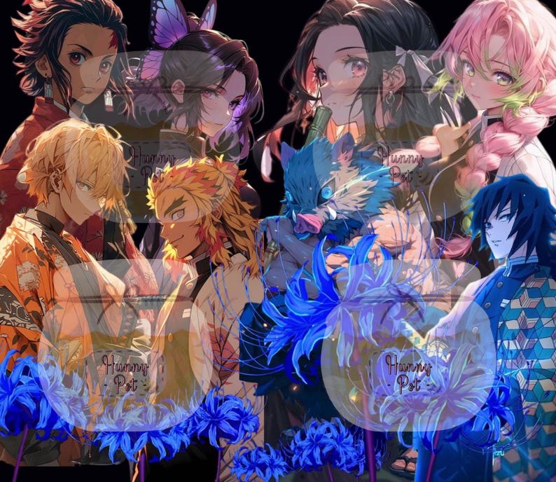 Demon Slayer Tumbler Wrap Png - Etsy