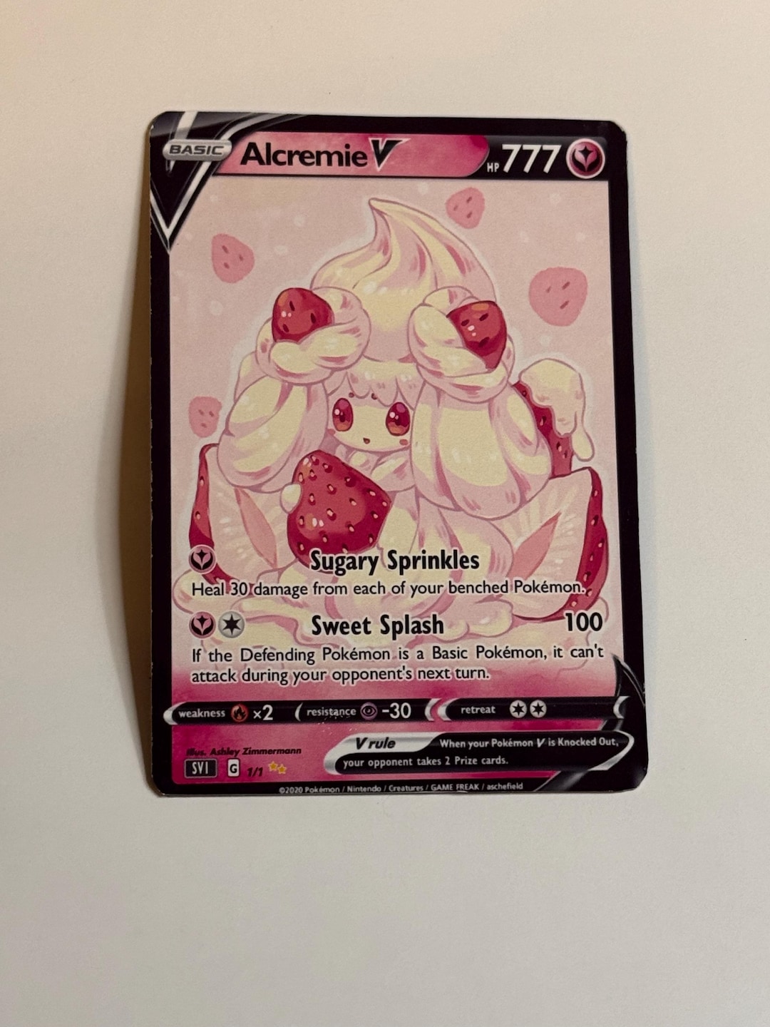 Alcremie Custom Trading Card - Etsy