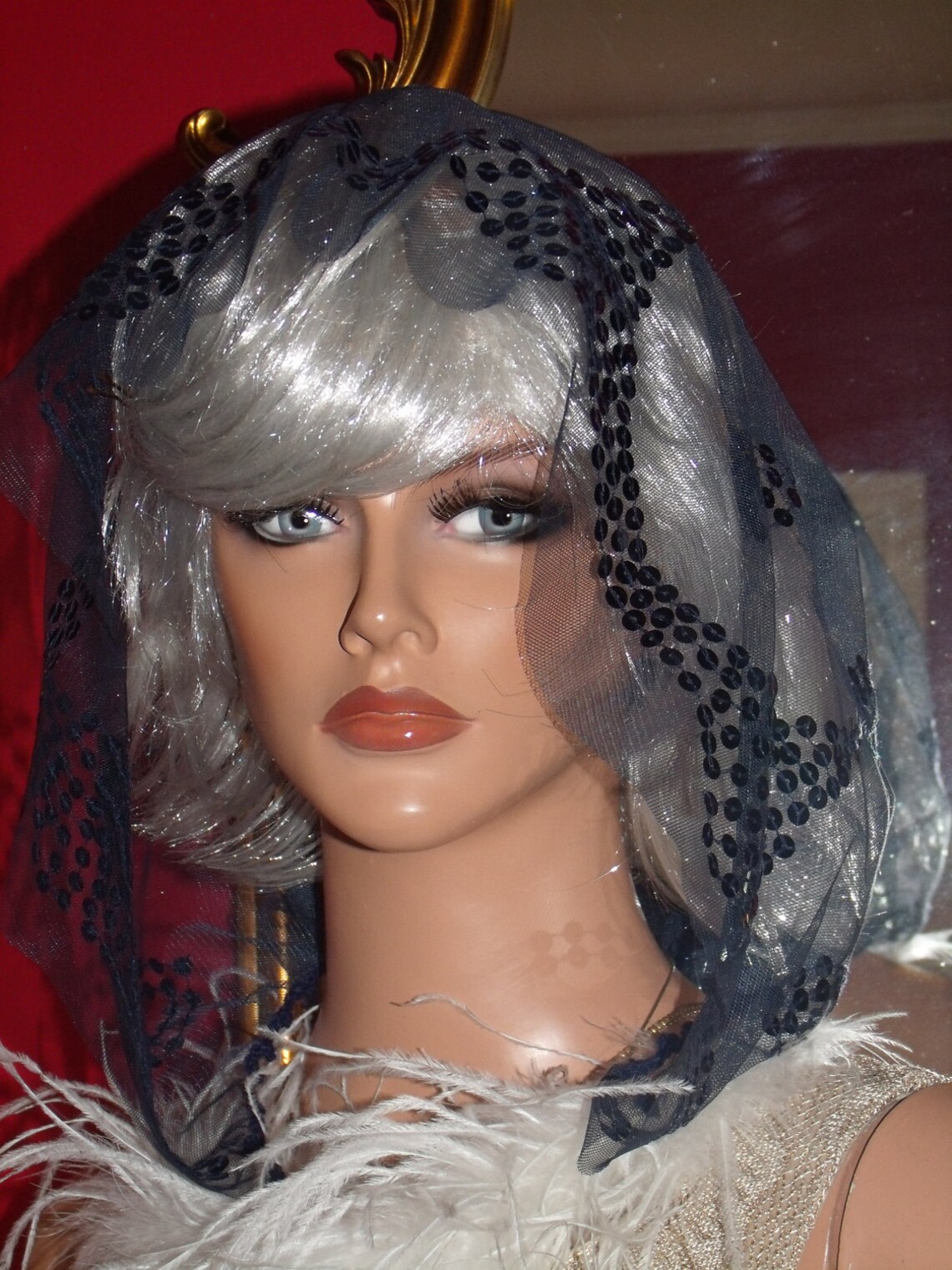 Aristocratic Mantilla Veil Hood Antique Style Church Wrap - Etsy