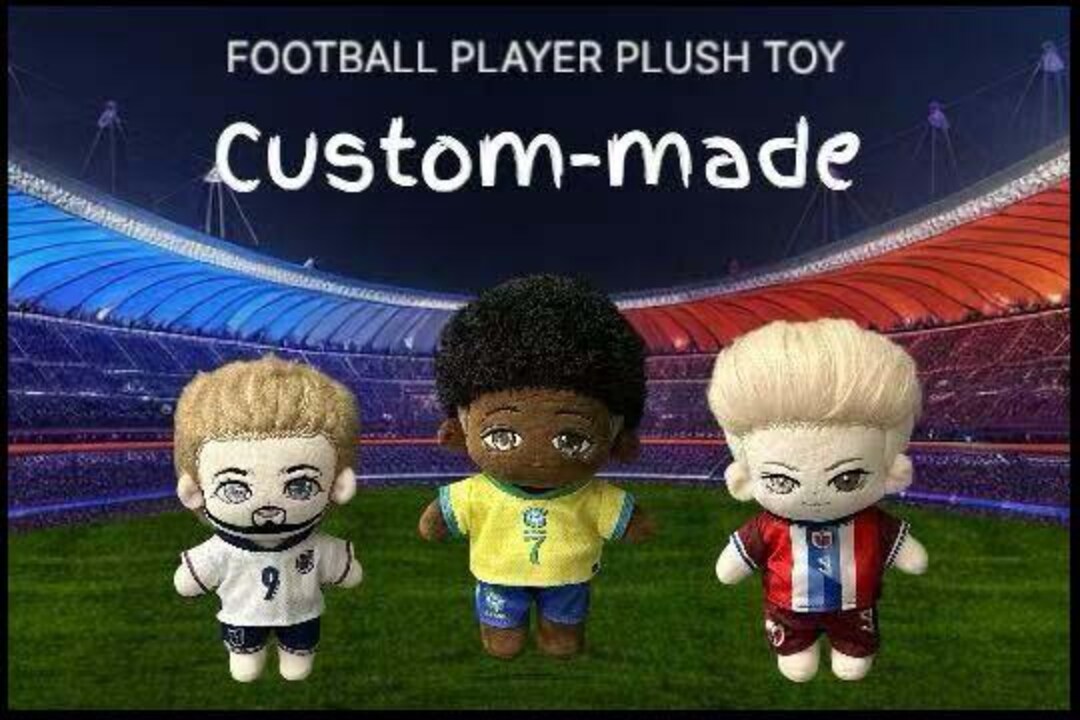 Custom-made 20cm Football Soccer Player Plush Toy and Plush Toy's ...