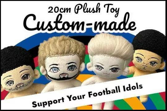 Custom-made 20cm Football Soccer Player Plush Toy - Etsy