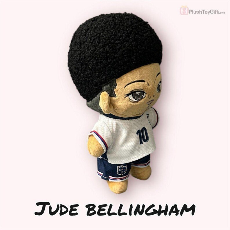 Jude Bellingham 20cm Plush Toy English National Team Football Soccer ...