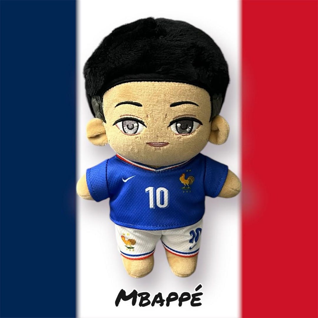Kylian Mbappe 37 20cm Plush Doll With France National Team Football ...