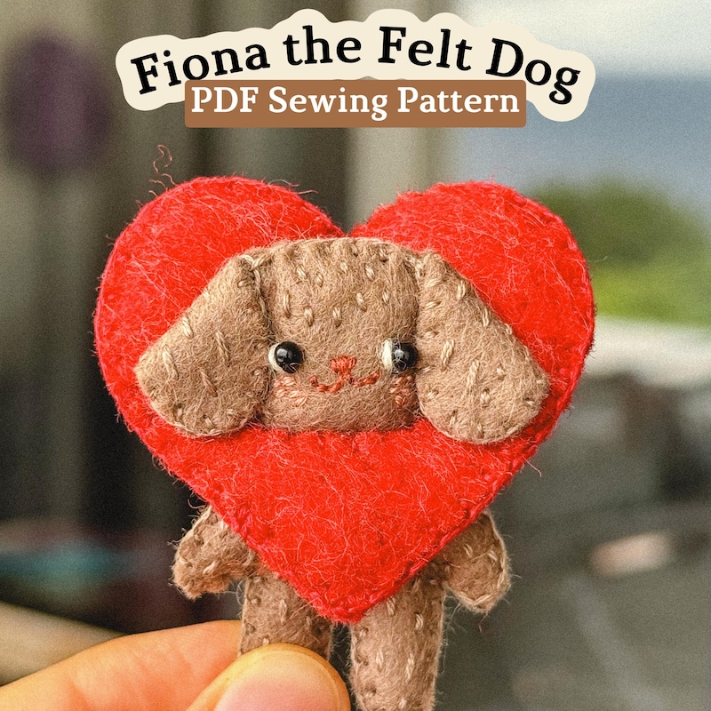 Dog Embroidery Felt - Etsy