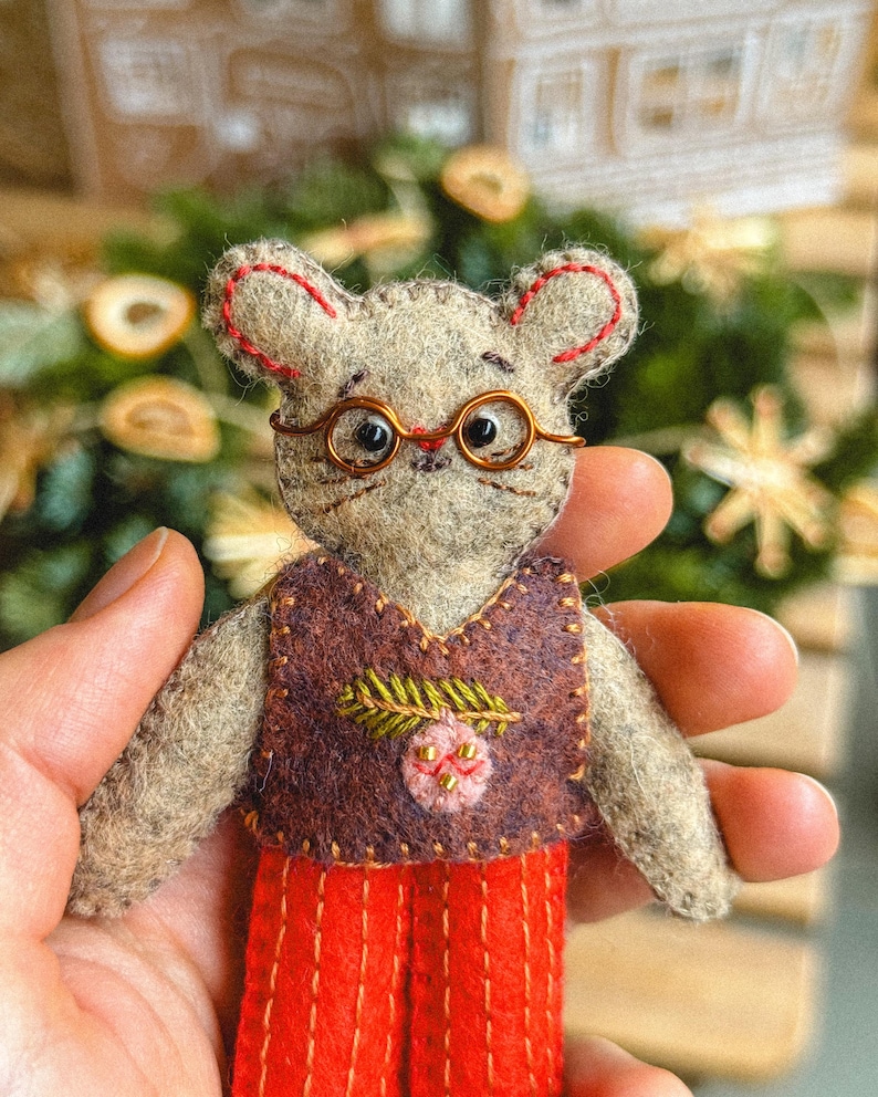 Molly the Felt Mouse – PDF Sewing Pattern • Beginner Friendly Animal ...