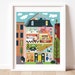 Toronto Map Art Illustrated City Map Toronto Poster Moving Gift Toronto ...