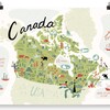 Toronto Map Art Illustrated City Map Toronto Poster Moving Gift Toronto ...