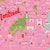 Illustrated Map of Canada Pink Canada Map Art Canada Map Gift Canada ...