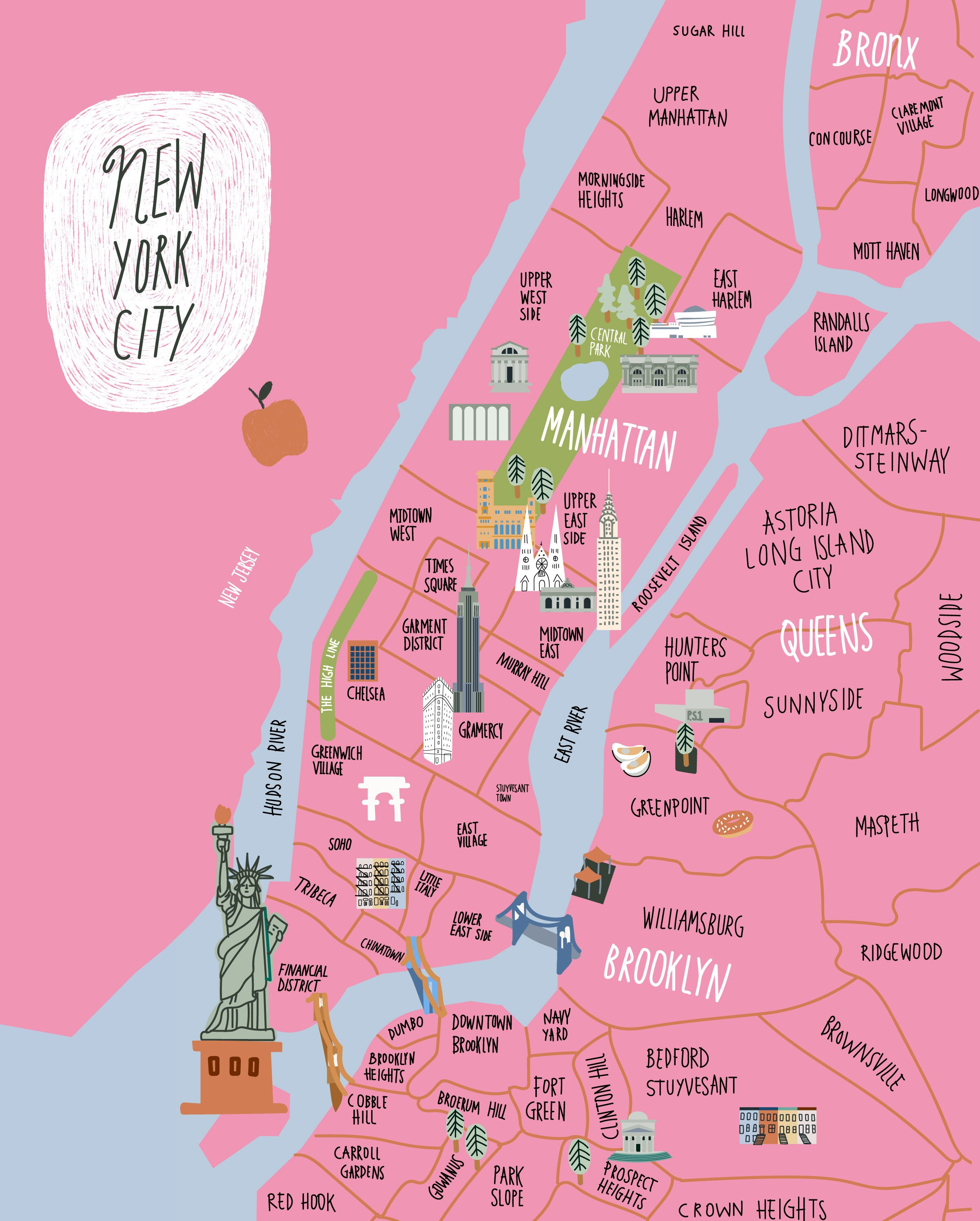 Nyu Map Of Ny With