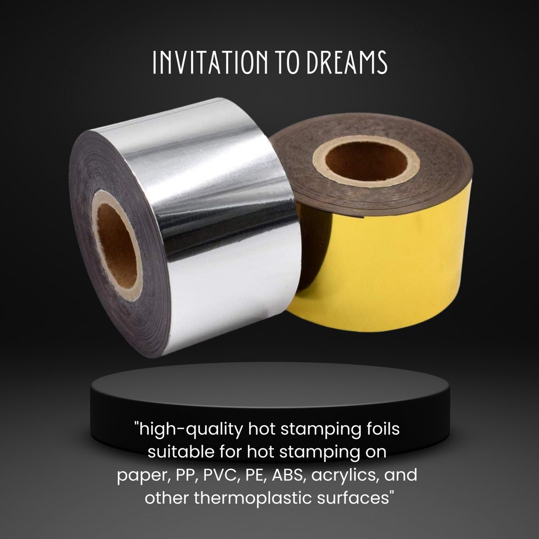 Gold Hot Stamping Foil | Silver Hot Stamping Foil | Gold | Silver | Hot ...