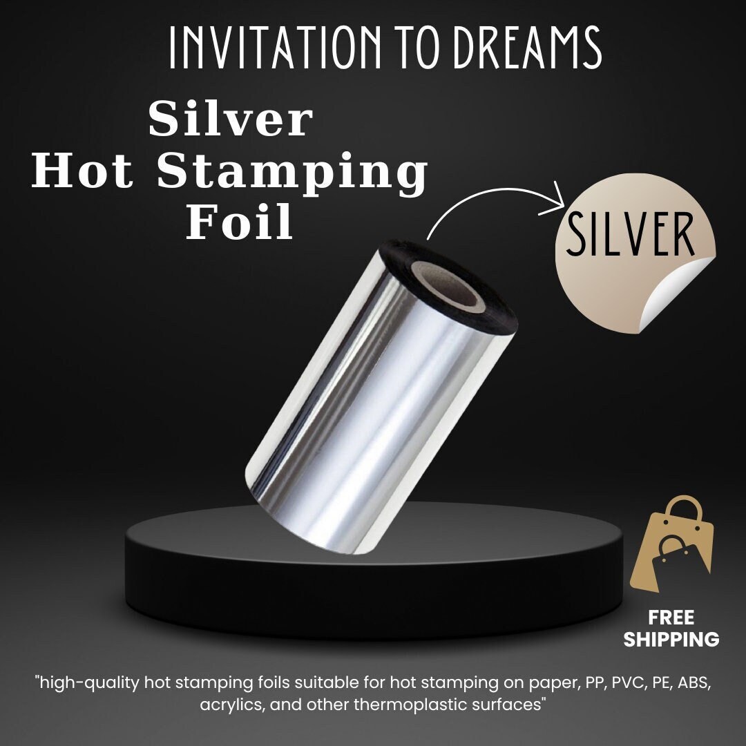 Silver Hot Stamping Foils, | Hot Stamping Foils | Leather, Paper, Pp ...