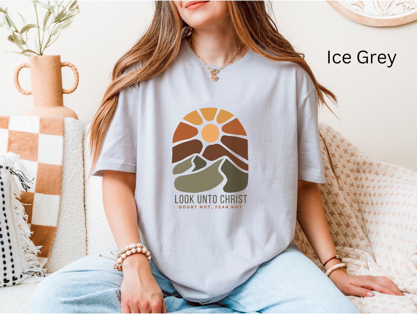 LDS Look Unto Christ Shirt, Lds Girls Camp Shirt, Latter Day Saint ...