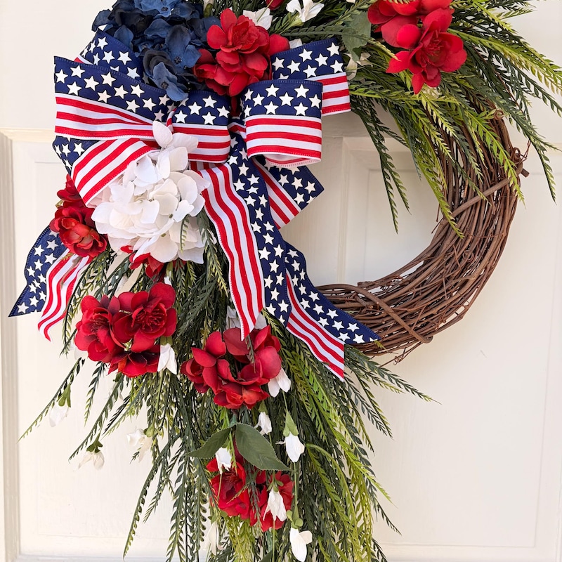 Patriotic.wreath - Etsy