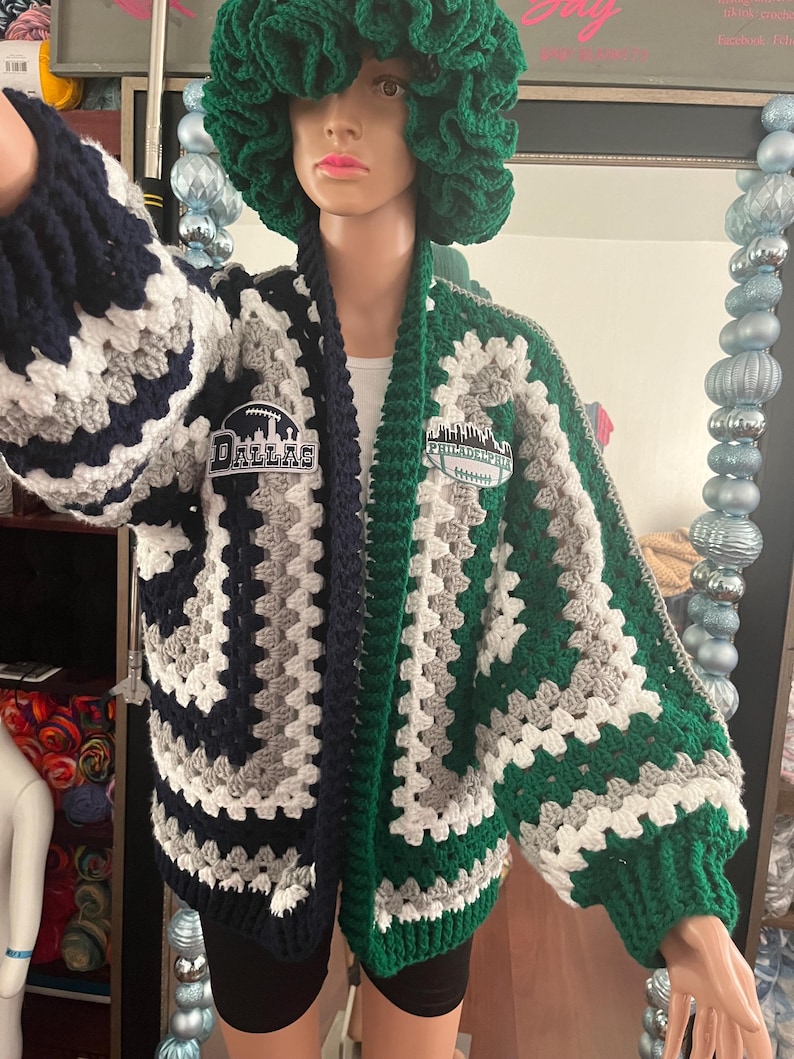 Crochet Hex Sweater - Etsy