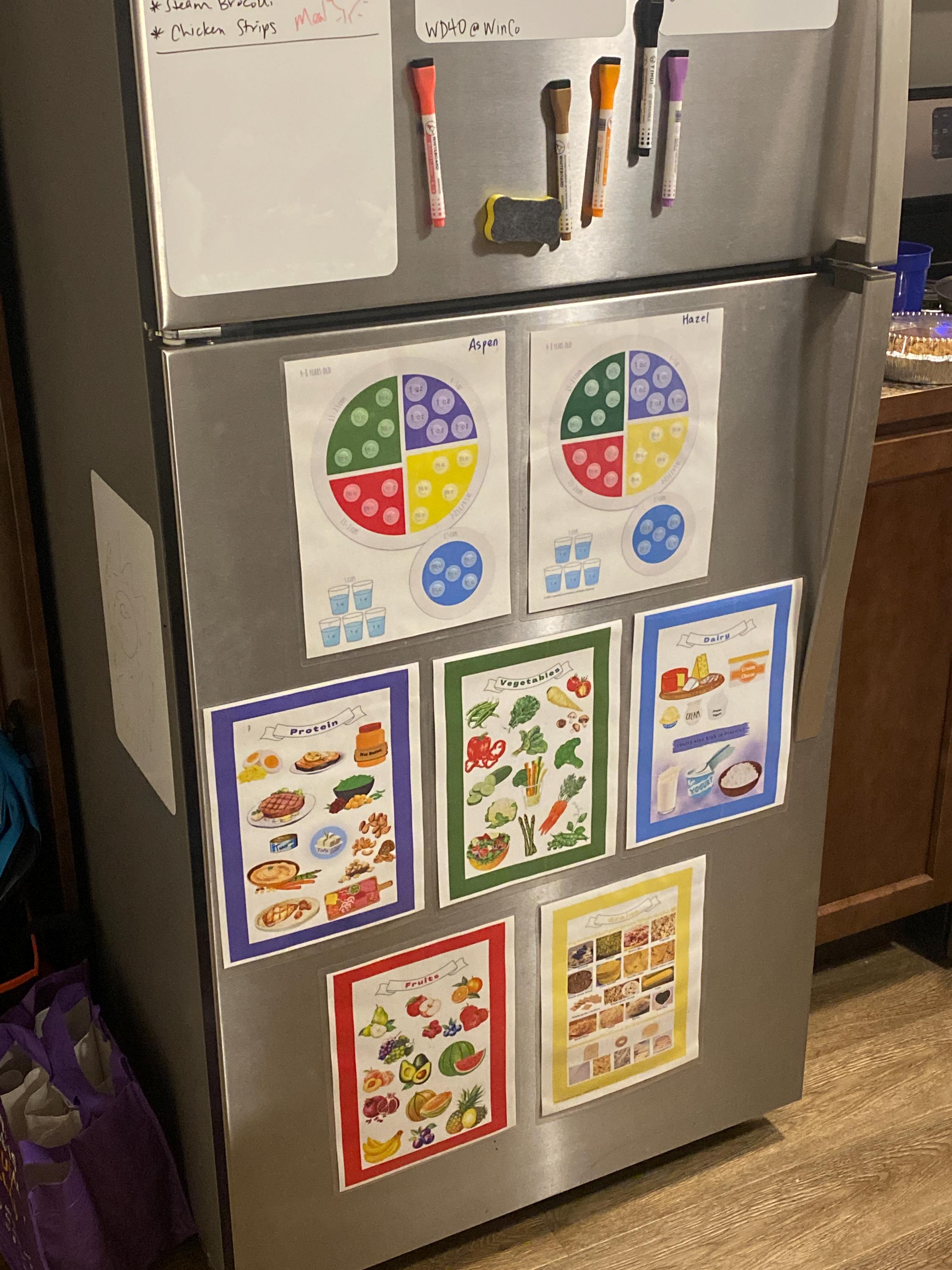 Food Group Tracker for Kids & Toddlers | Gentle Visual Chart for ...