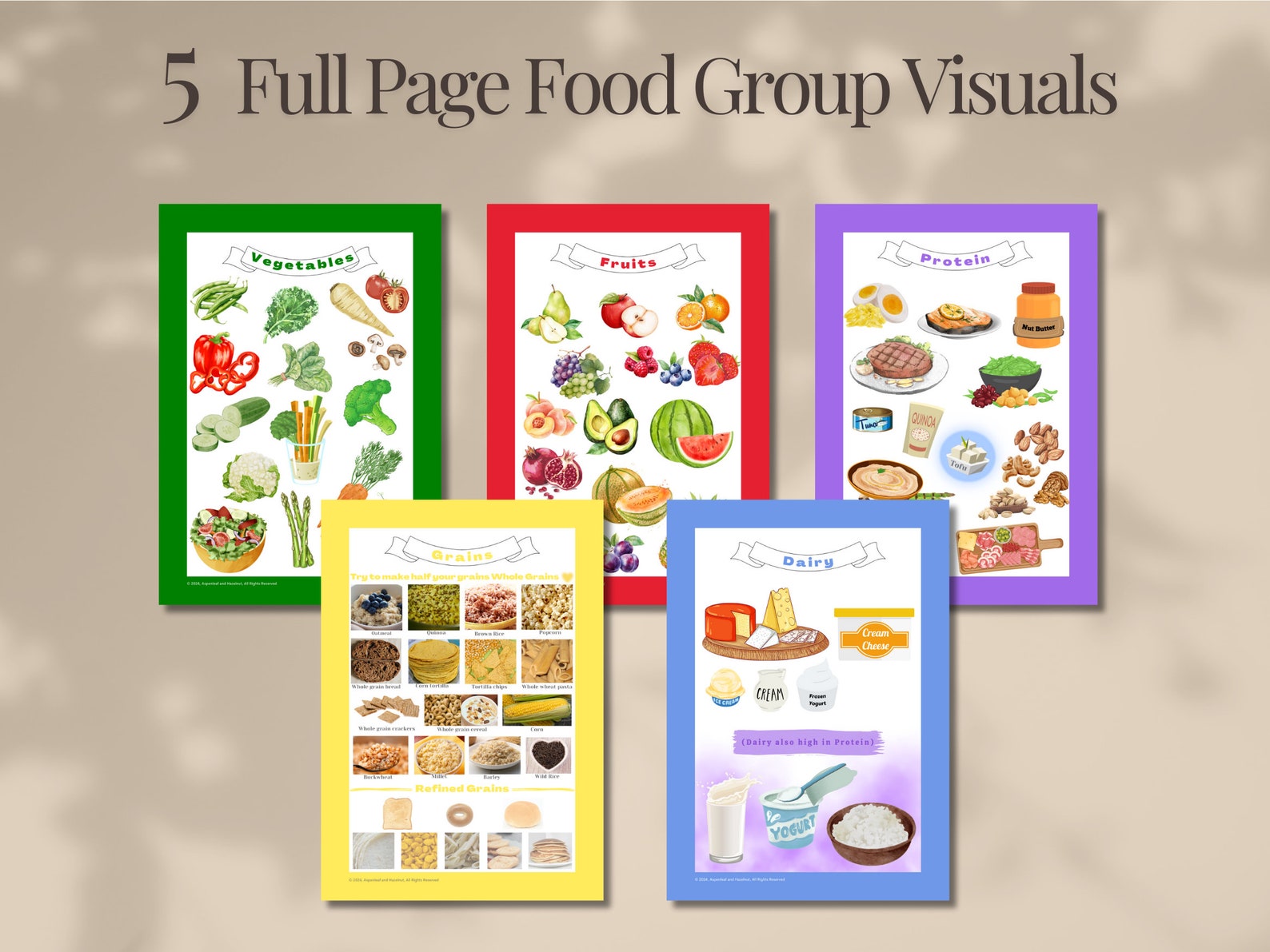 Food Group Tracker for Kids & Toddlers | Gentle Visual Chart for ...