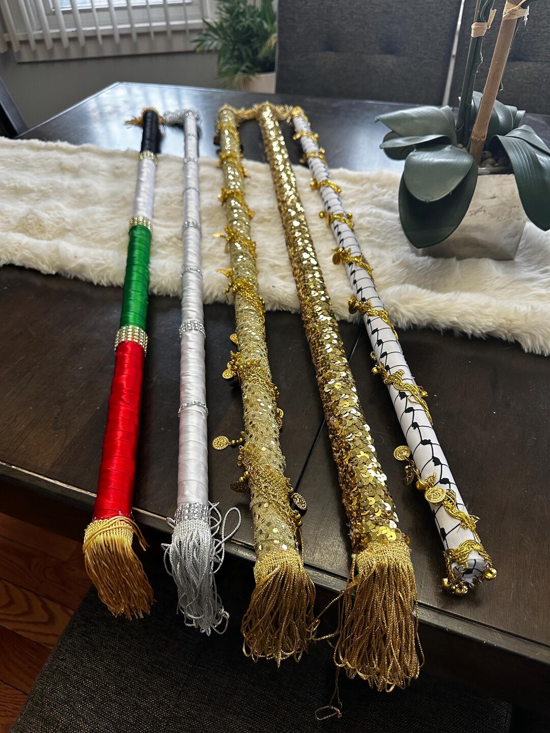 Dancing Sticks, Arab Style Party Decor, Dancing Sticks for Henna and ...