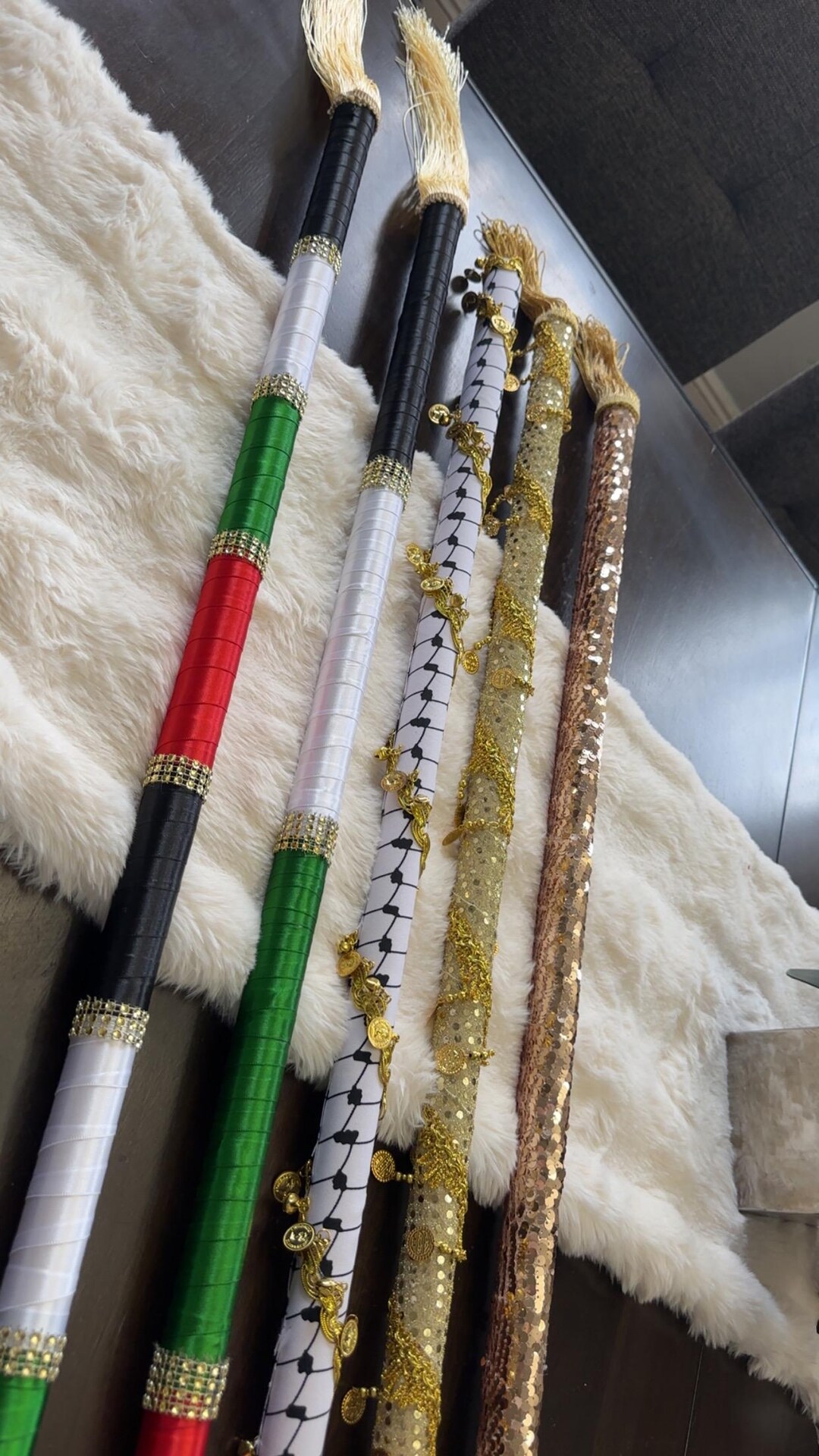 Custom Dancing Sticks, Arab Style Party Decor, Dancing Sticks for Henna ...