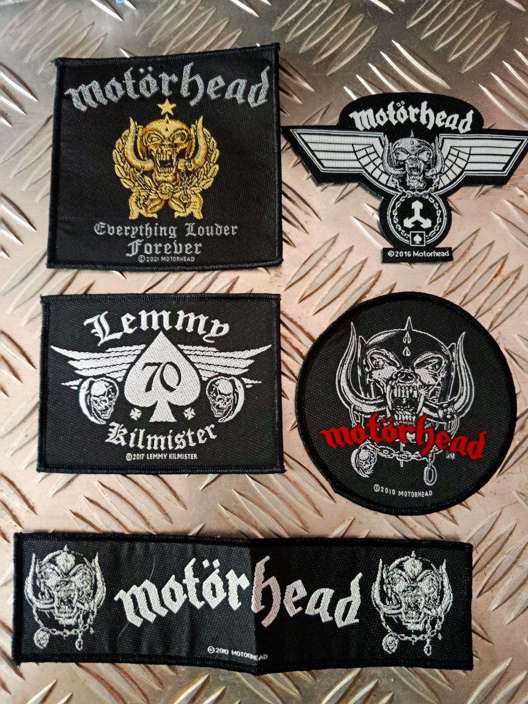 Lot of 5 Motorhead Vintage Patches - Motorhead - Lemmy Kilmister ...